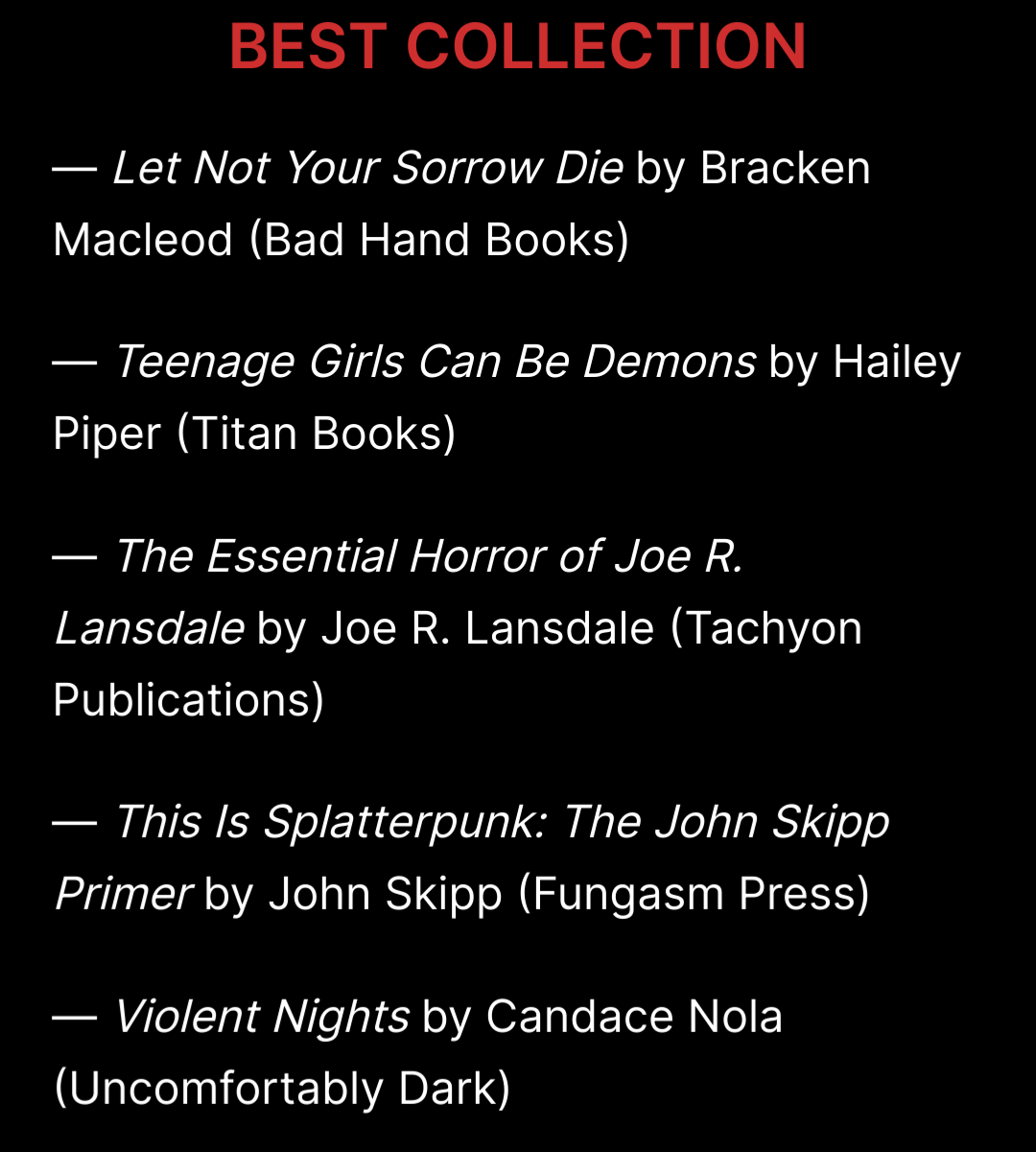 Splatterpunk Award Finalist: Teenage Girls Can Be Demons – Hailey Piper